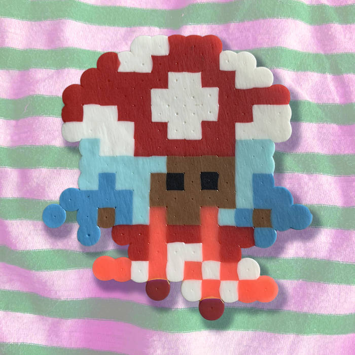 Mario 8 Bit Mushroom Grid