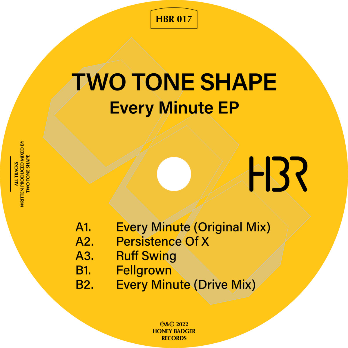 [HBR017] Two Tone Shape - Every Minute EP | Two Tone Shape | Honey ...