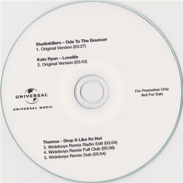 Ode To The Bouncer Lovelife Drop It Like Its Hot Wideboys Remixes | Studiokillers Kate Ryan Therese