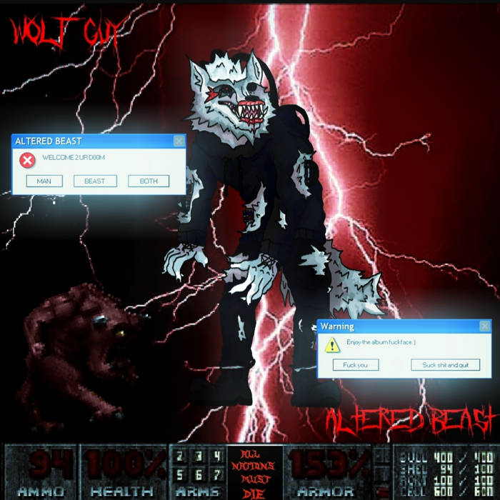 Hardcore Insanity Wolf Meme