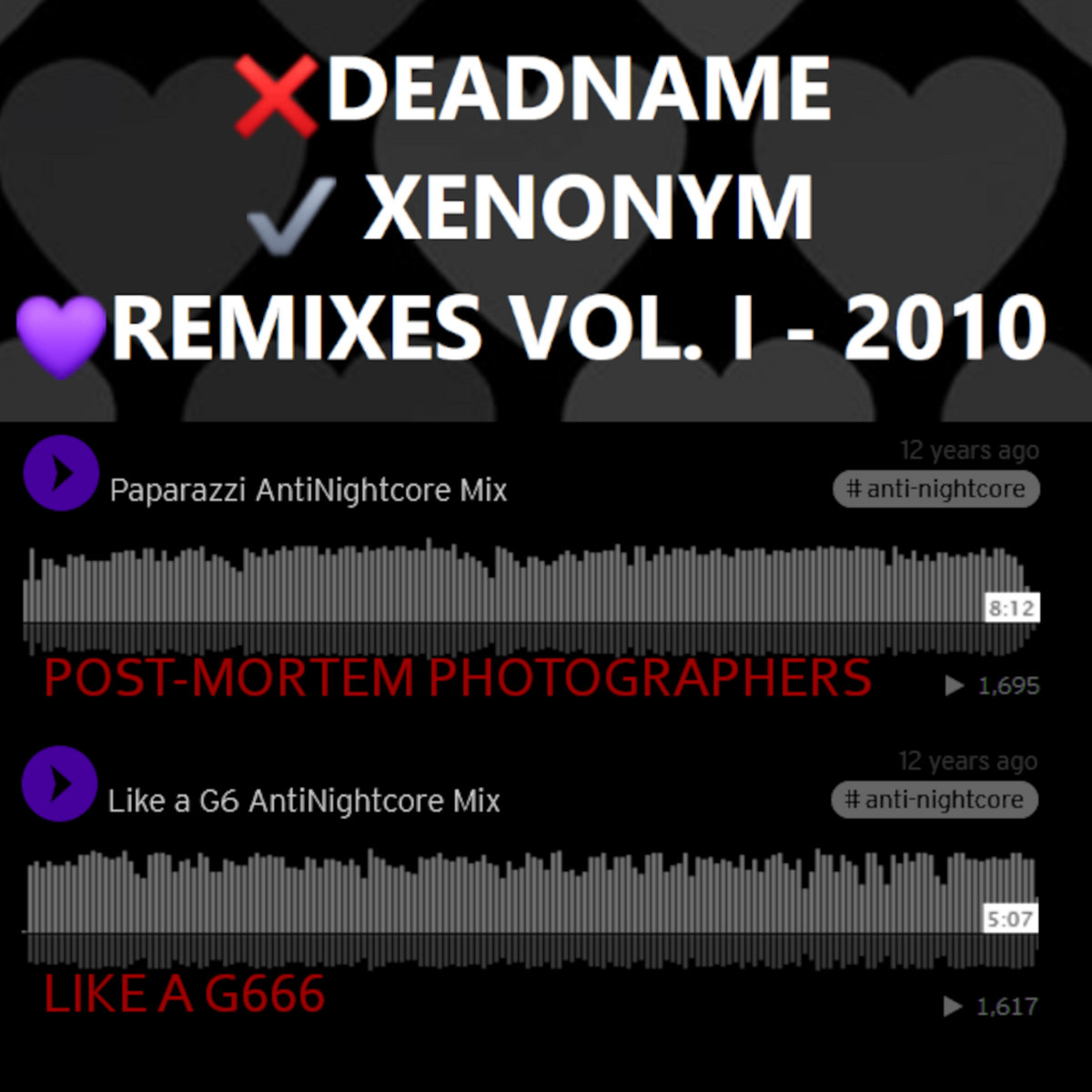 DEADNAME XENONYM REMIXES VOL. I - 2010 | DEADNAME XENONYM