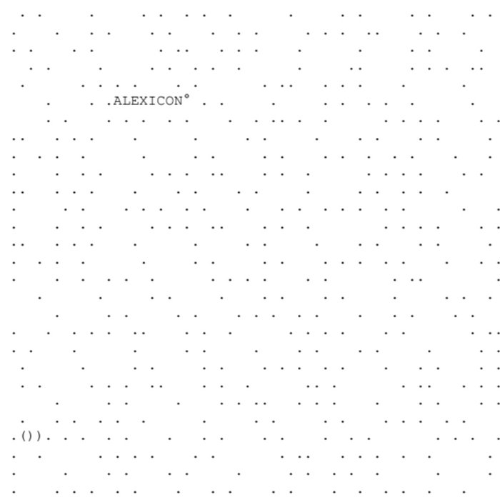 ALEXICON° | ())