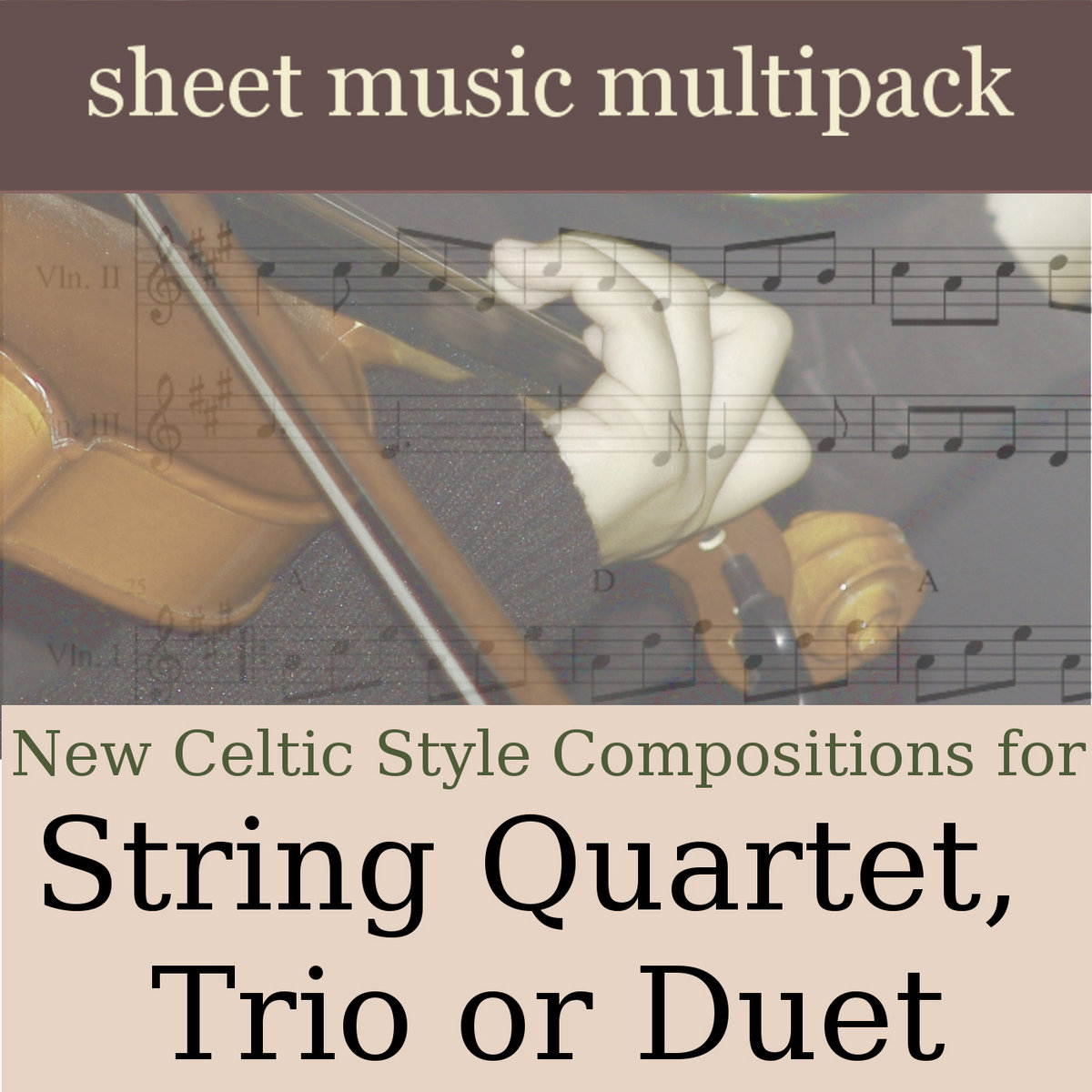New Celtic Style String Duets, Trios or Quartets - Sheet Music ...