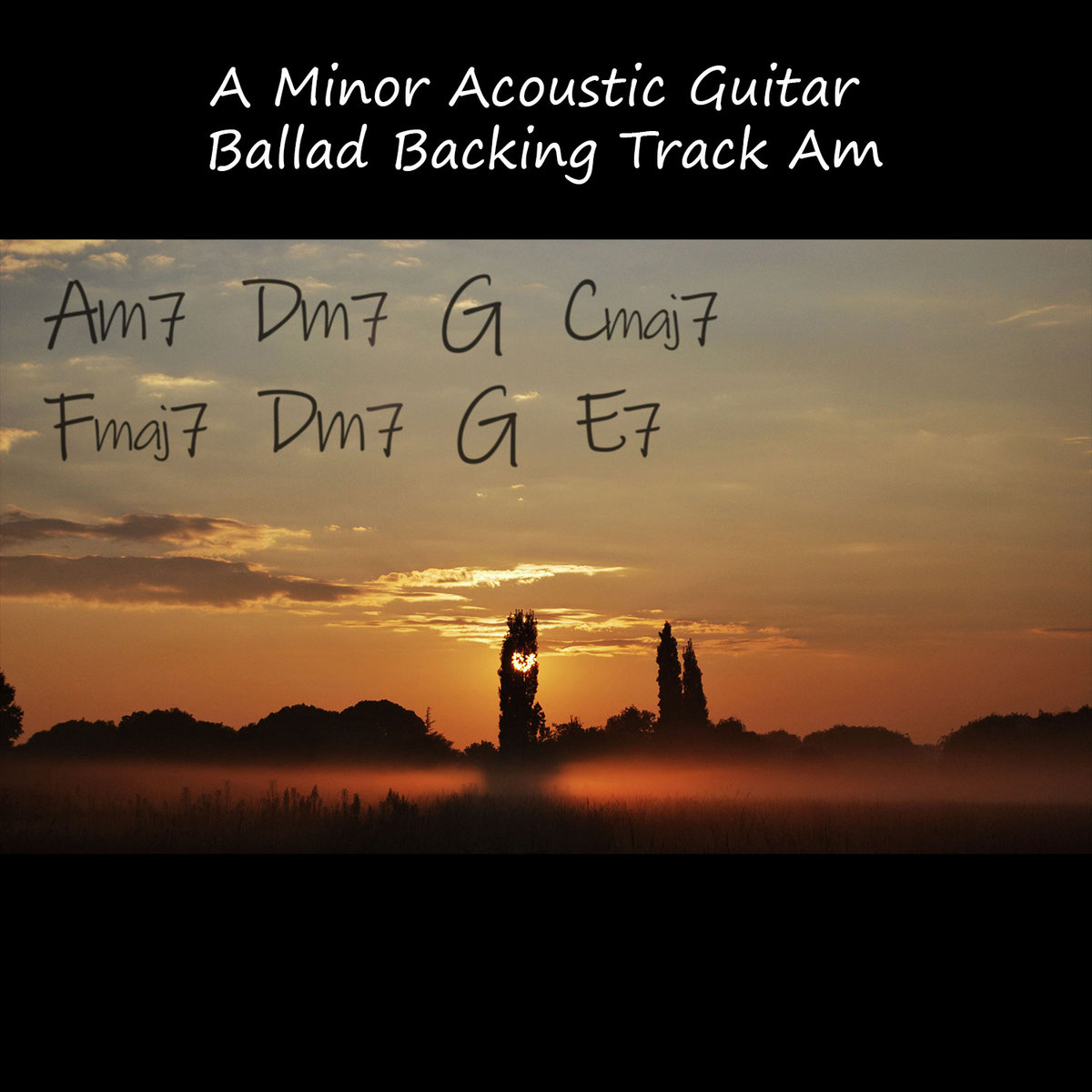 A Minor Acoustic Guitar Ballad Backing Track Am | Nick Neblo Backing Tracks