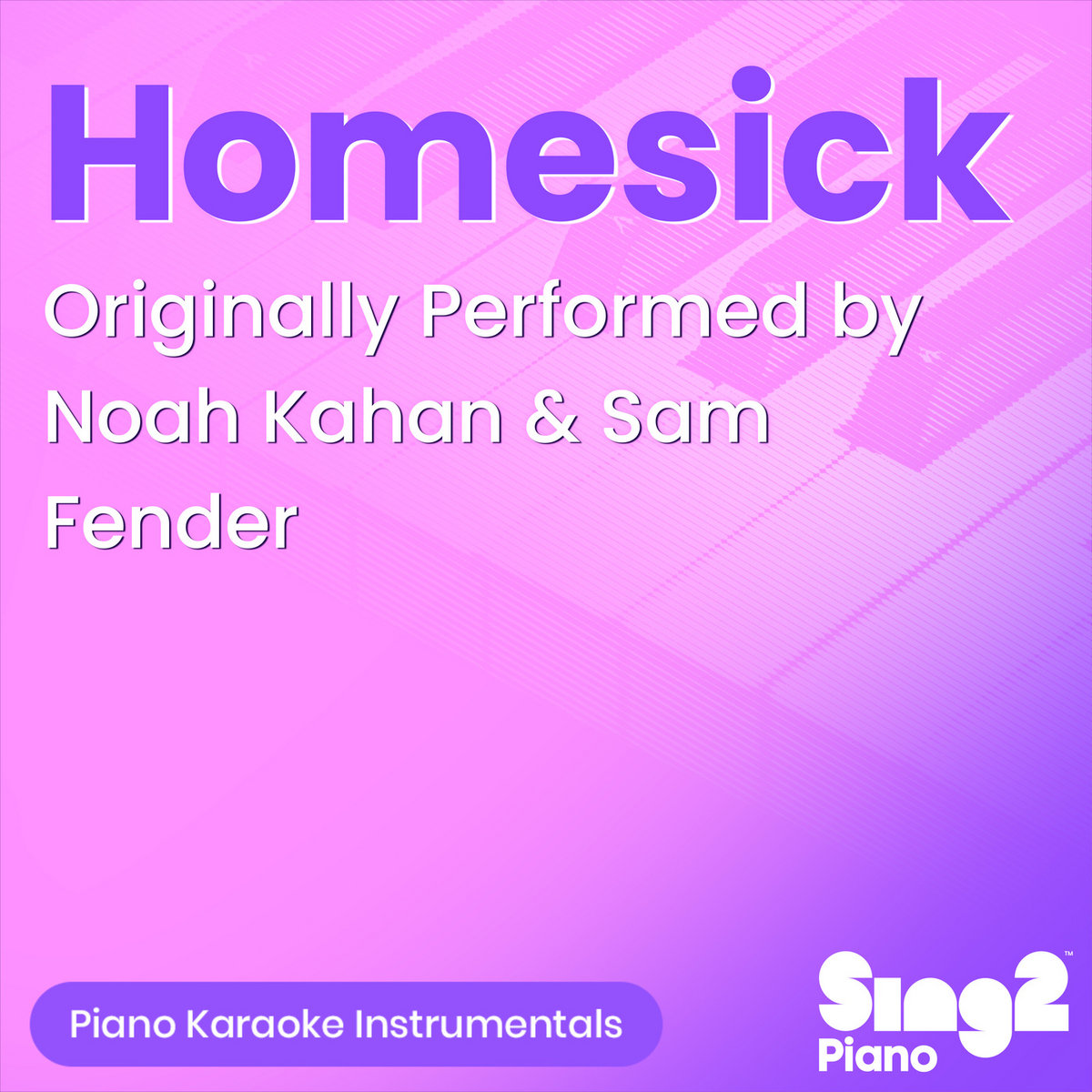 Homesick (Originally Performed by Noah Kahan & Sam Fender) (Piano ...