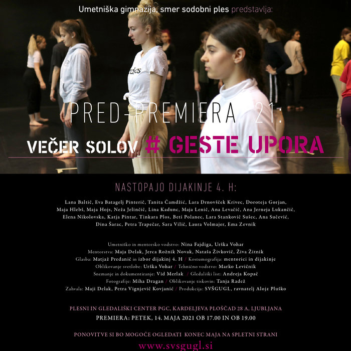 Geste upora (2021) | Matjaž Predanič | SVŠGUGL Music