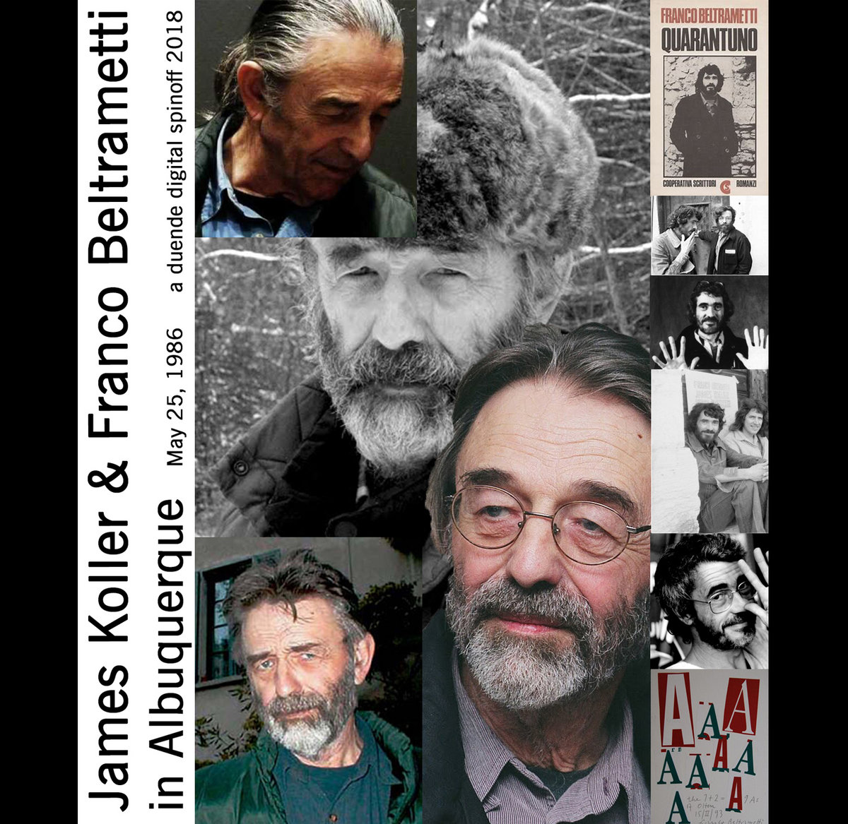 Jim Koller and Franco Beltrametti in Albuquerque | Larry Goodell