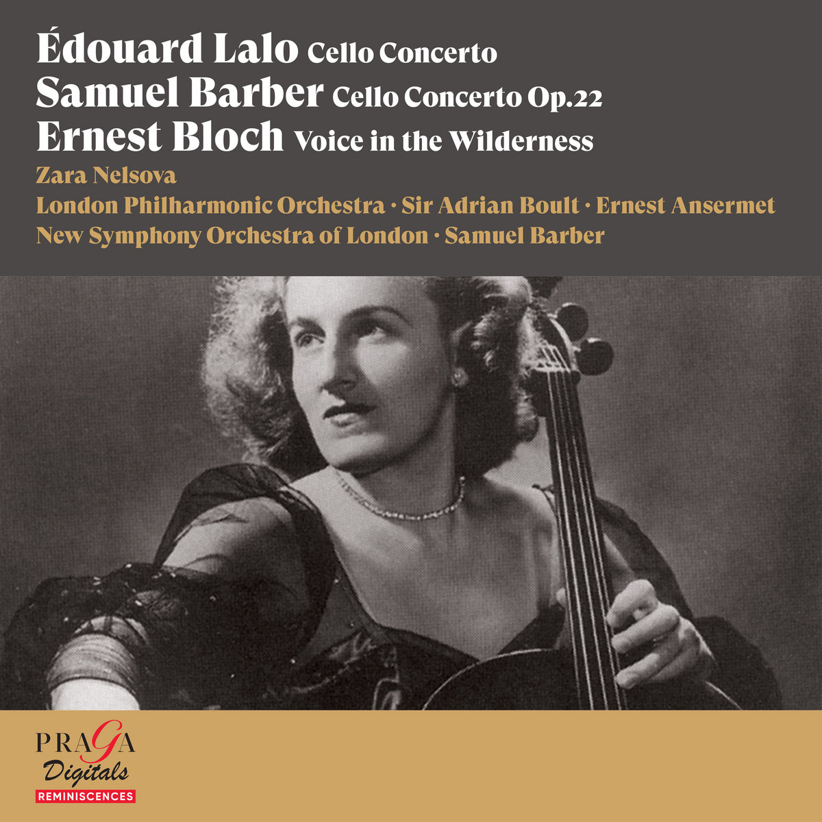 Edouard Lalo: Cello Concerto / Samuel Barber: Cello Concerto / Ernest ...