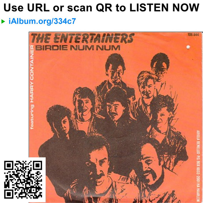 Birdie Num Num | The Entertainers featuring Harry Container | The ...