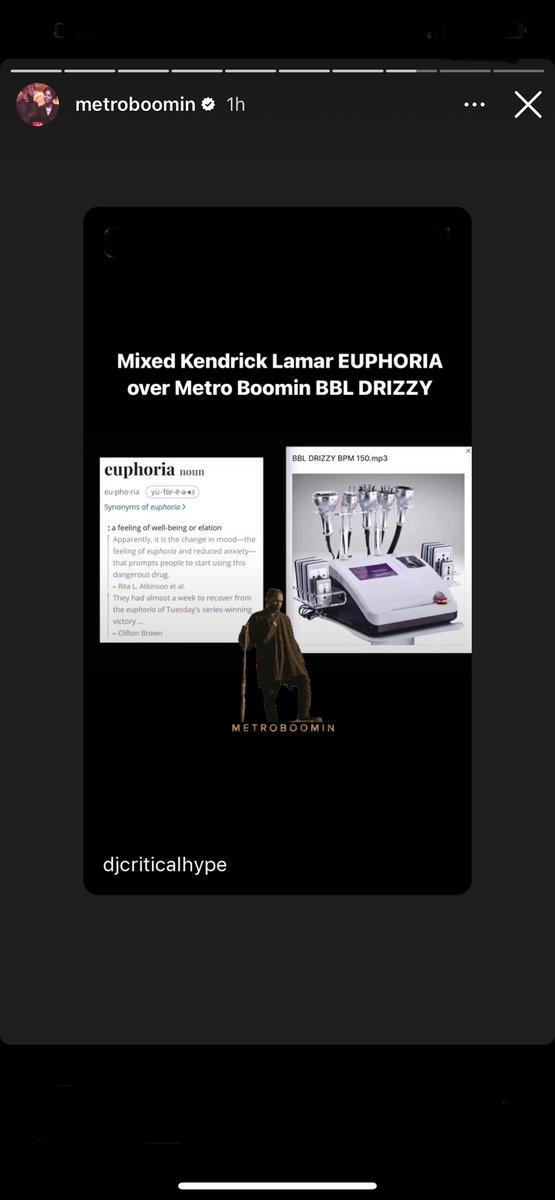 Kendrick Lamar - EUPHORIA x Metro Boomin - BBL DRIZZY (DJ Critical Hype ...