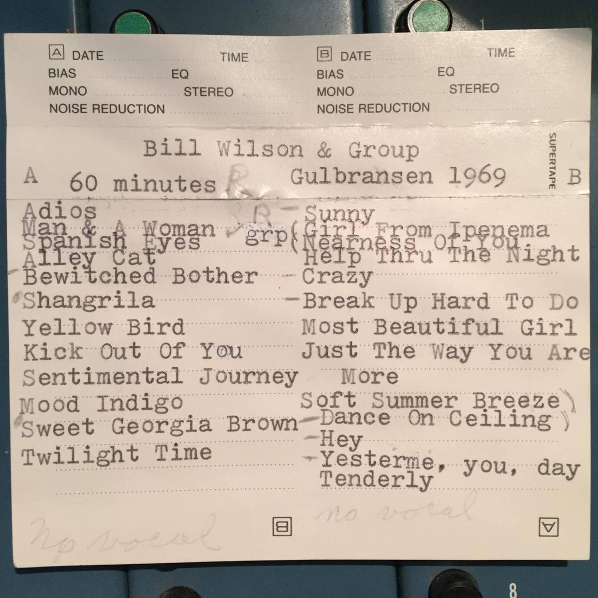 Bill Wilson & Group, Gulbransen 1969 | Bill Wilson | Henry Wilson