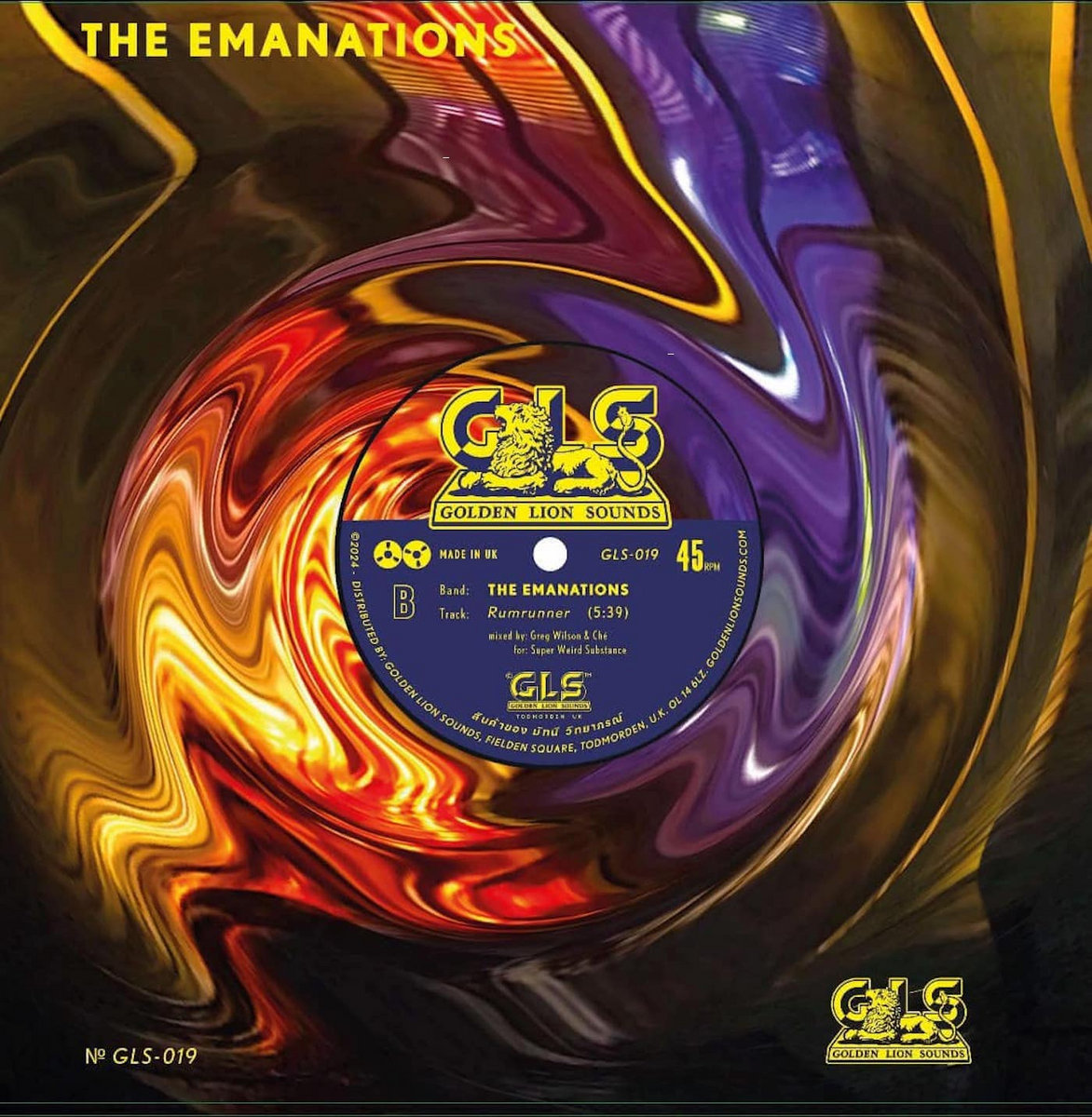 The Emanations - Better Days / Rumrunner (GLS019) | Golden Lion Sounds