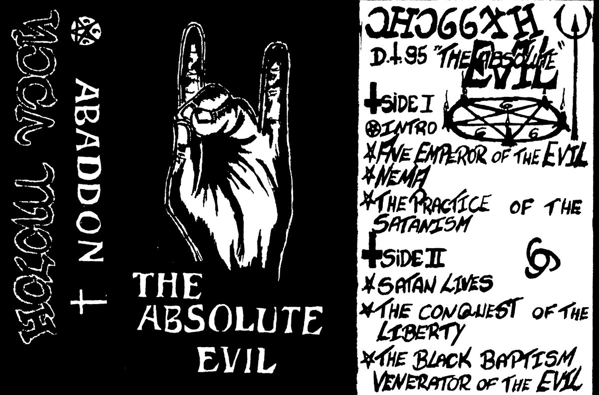 The Absolute Evil (Demo Tape 1995) | Abaddon | Voz da Morte Prod