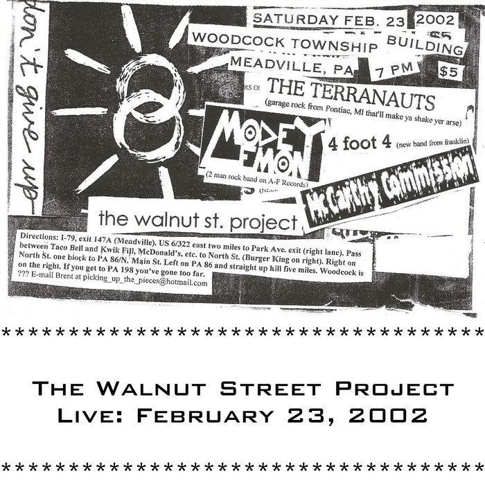 Live: February 23, 2002 | The Walnut Street Project