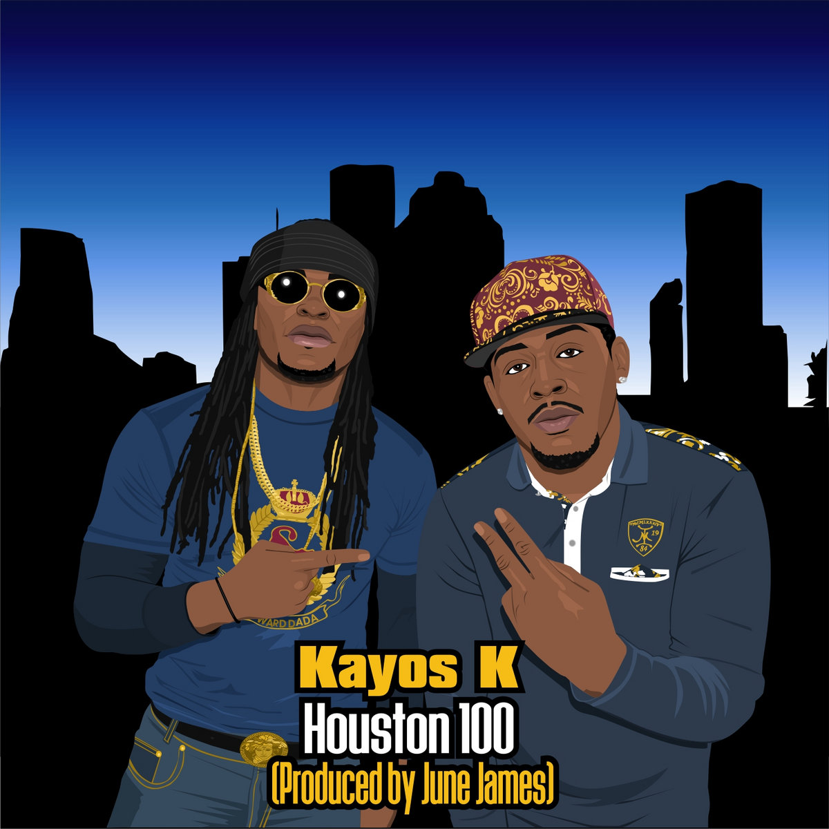 Houston 100 (Prod. by June James) | KAYOS K | A1 NOBLE MUSIC