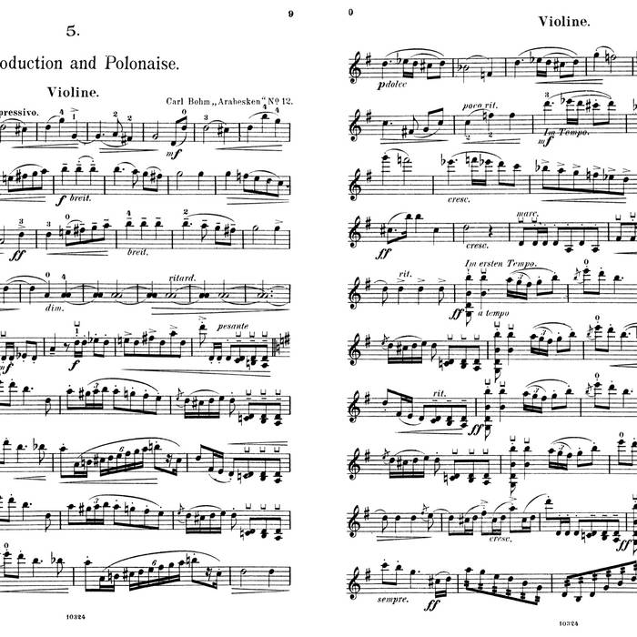 Introduction and Polonaise ~ Carl Bohm | kopikostar