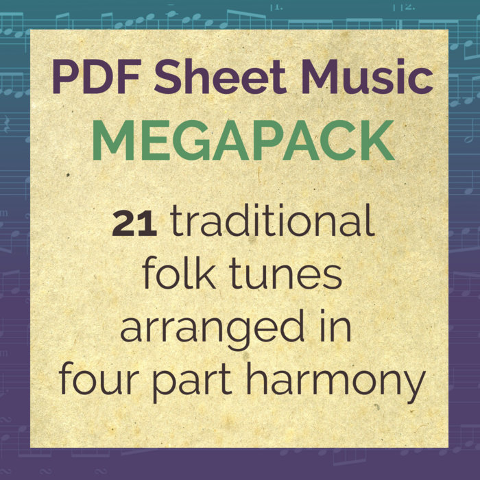 Folk Music Harmony Arrangements Sheet Music - Build Your Own ...