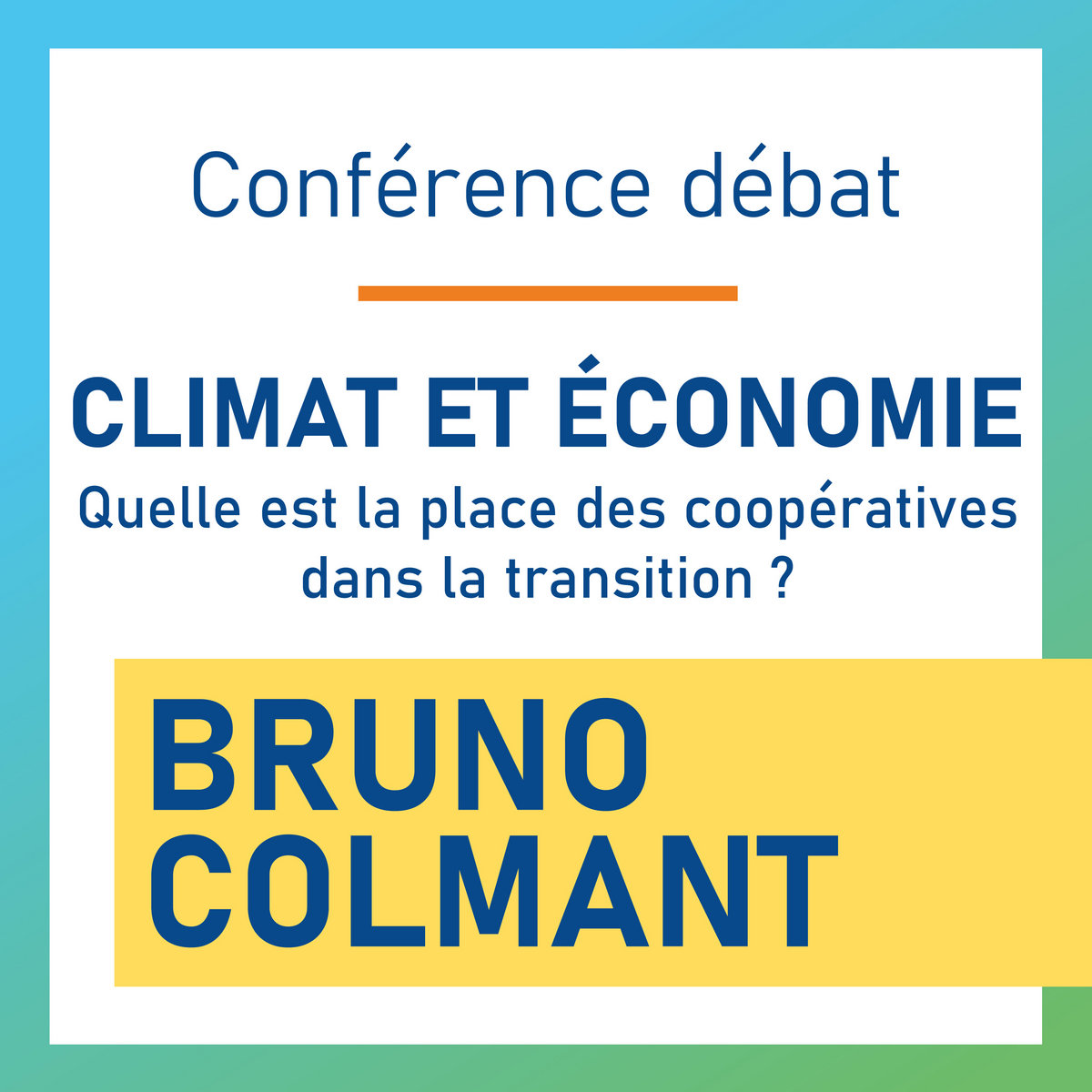 Climat et économie : conférence de Bruno Colmant | CLEF