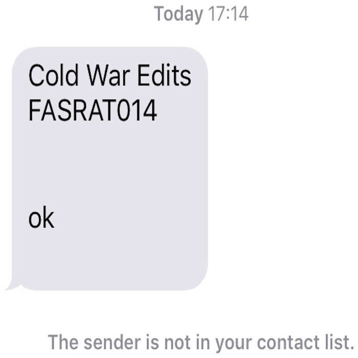 Cold War Edits | Cold War Edits | Father And Son Records And Tapes