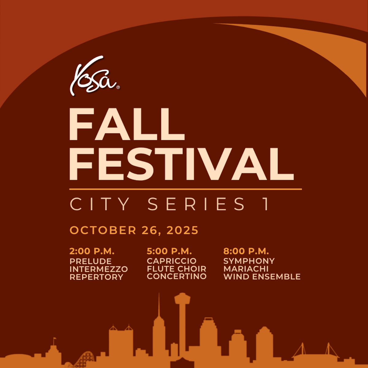 YOSA City Series 1A Fall Festival 2025 | YOSA - Youth Orchestras of San ...