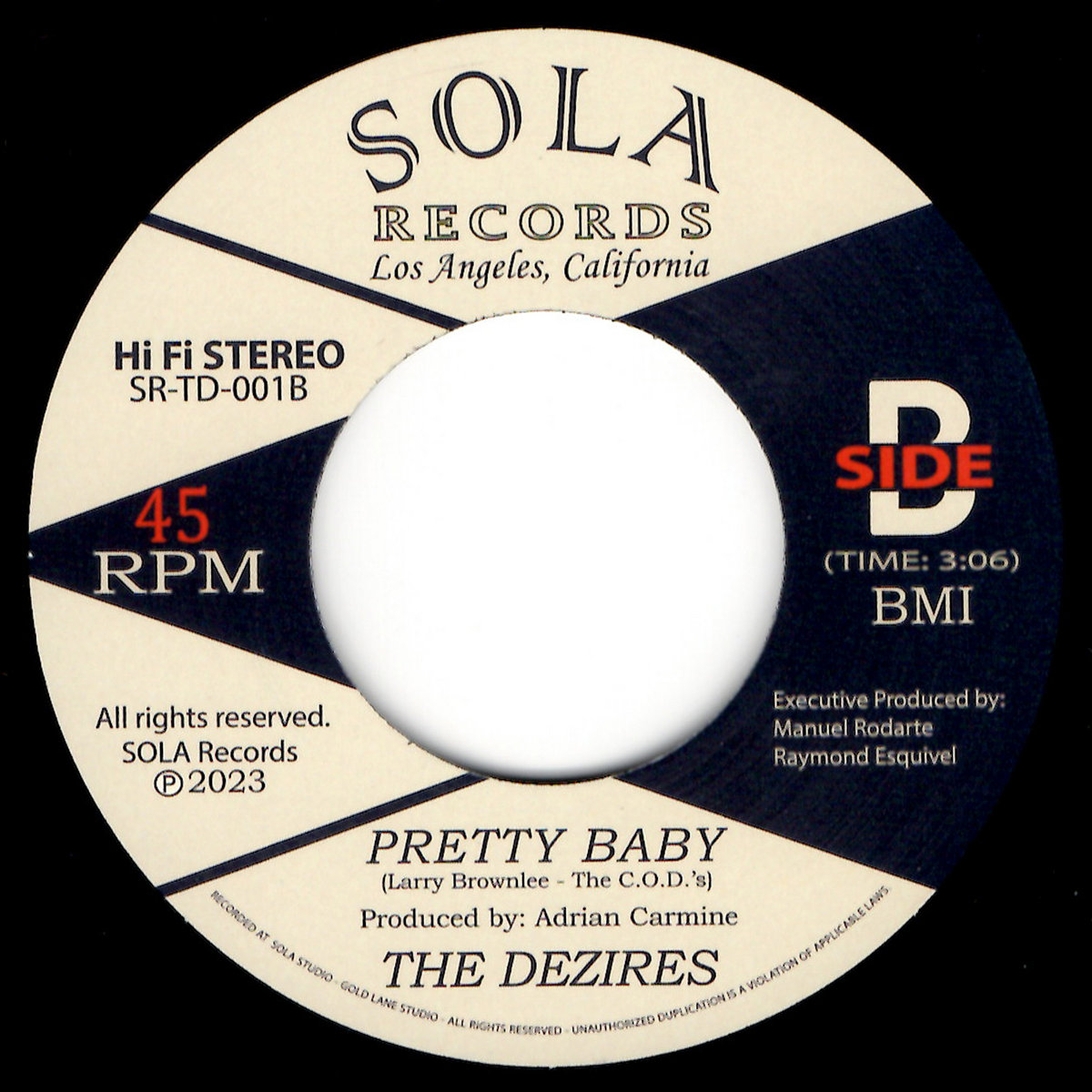Pretty Baby / It Should Have Been You | The Dezires | SOLA Records