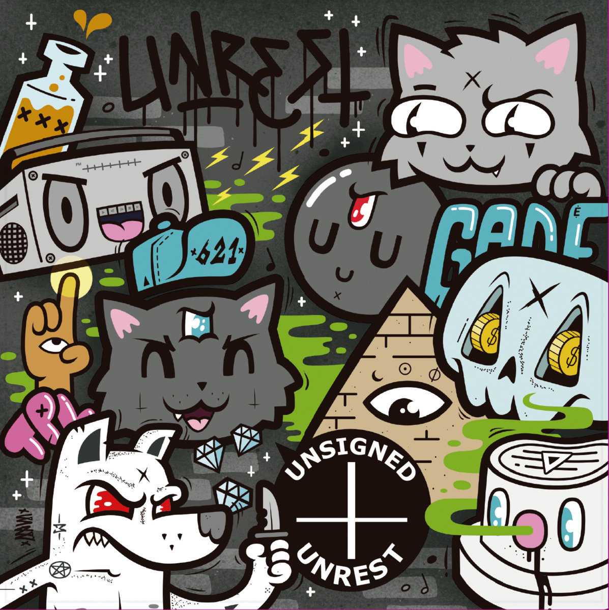 Drop Dead Cat Wallpaper