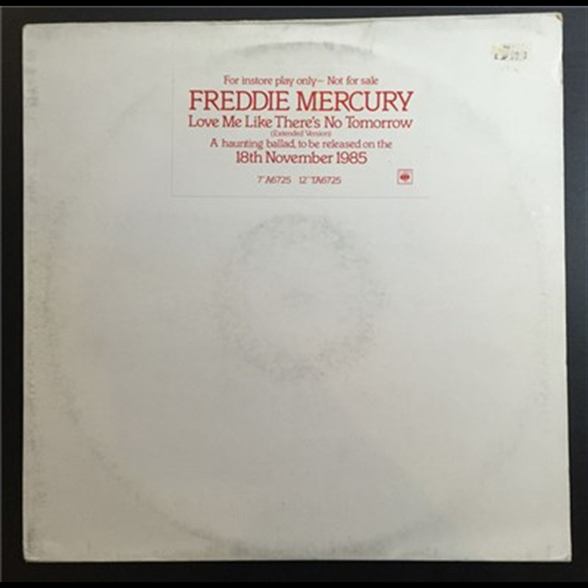 Love Me Like Theres No Tomorrow Extended Version | Freddie Mercury