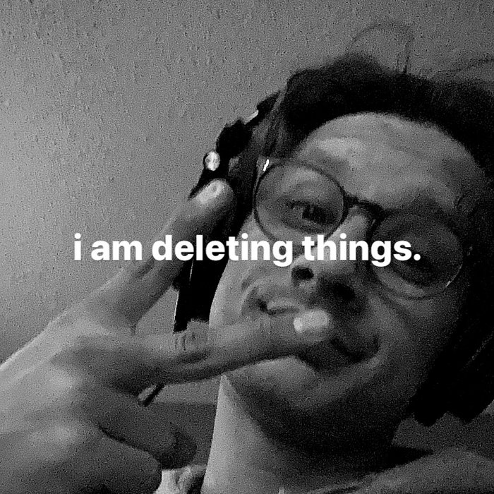 i am deleting things. EP | Conrad Sobieraj