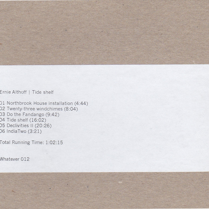 Tide shelf | Ernie Althoff | Avantwhatever