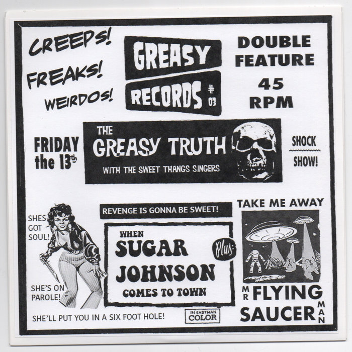 Double Feature. (Sugar Johnson & The Flying Saucer Man) | The Greasy ...