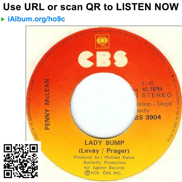 Lady Bump The Lady Bumps On | Penny McLean