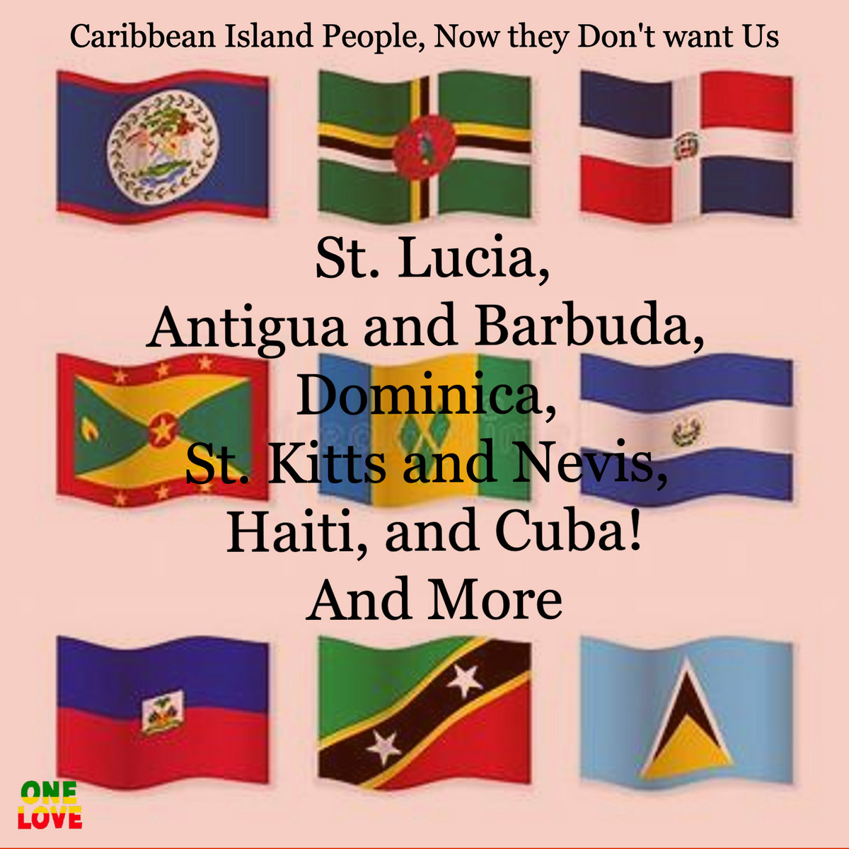 Caribbean Island People, Now they don't want Us | Caribbean Samples