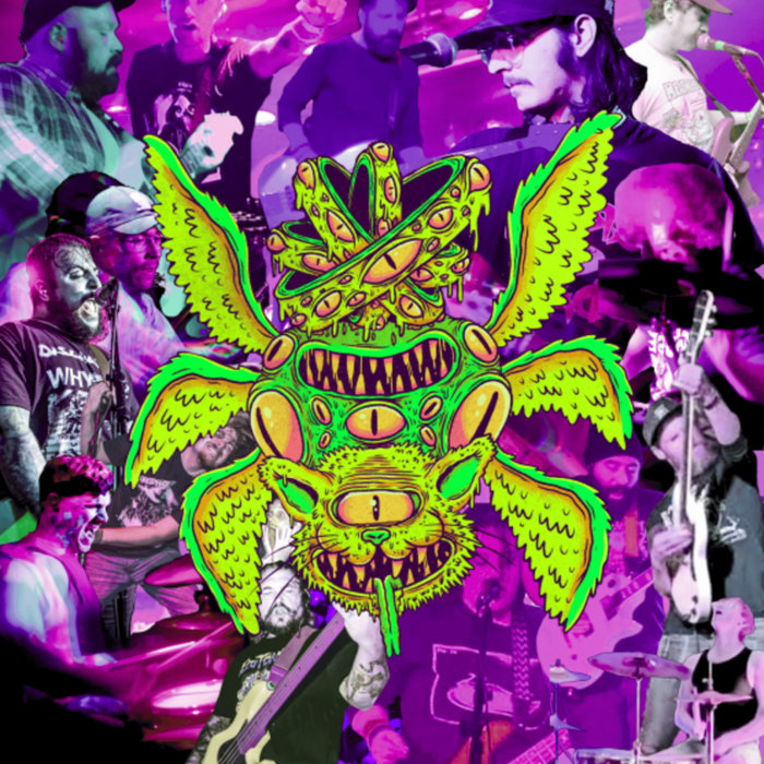 4 Way Split LP | Bloated Kat Records