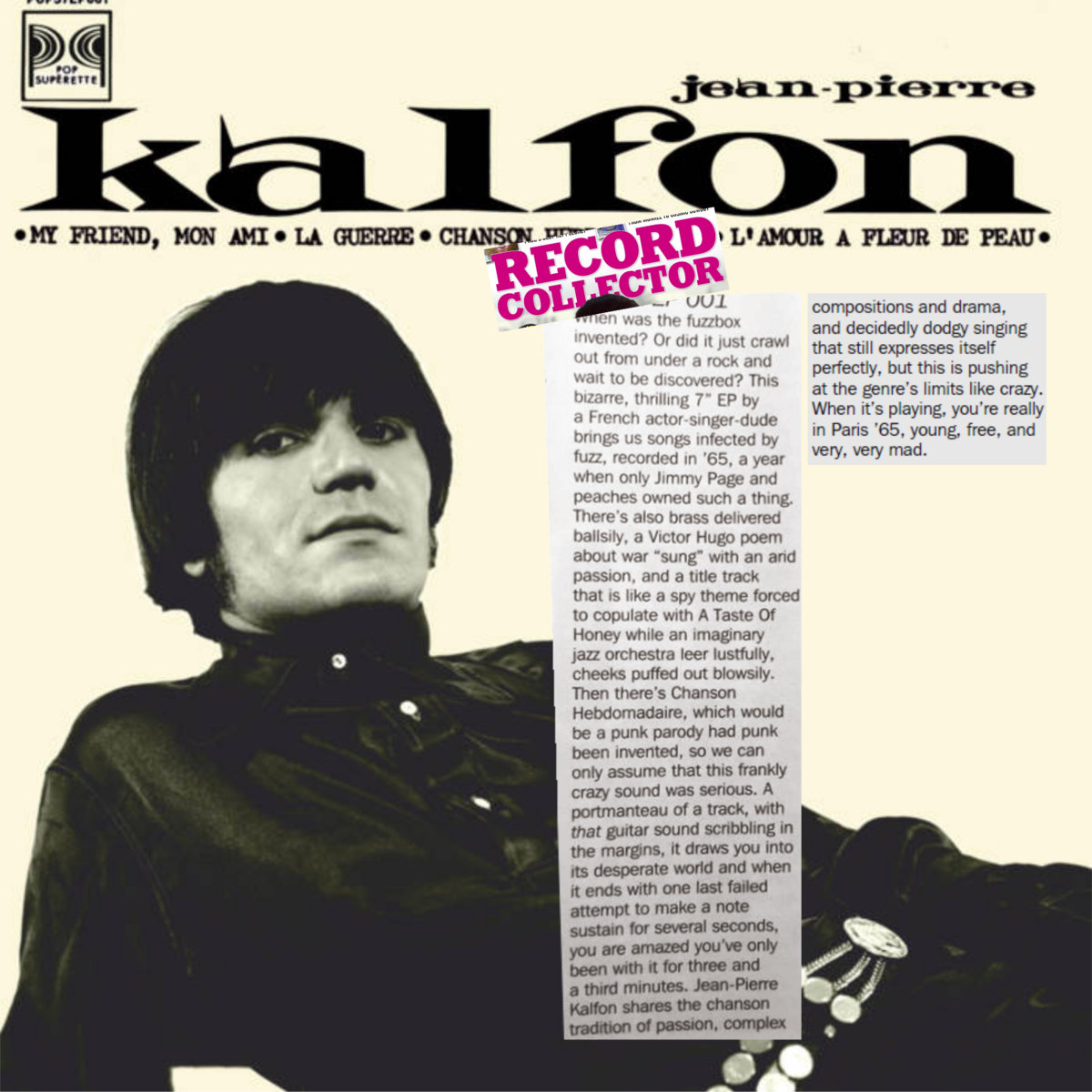 "My Friend, Mon Ami" EP (France, 1965) | Jean-Pierre Kalfon | Pop ...