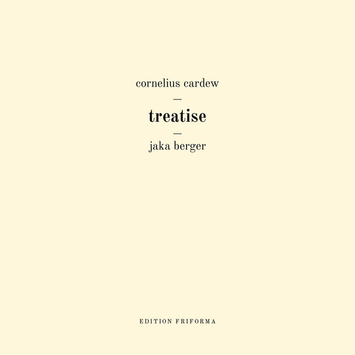 Treatise | Cornelius Cardew | Inexhaustible Editions