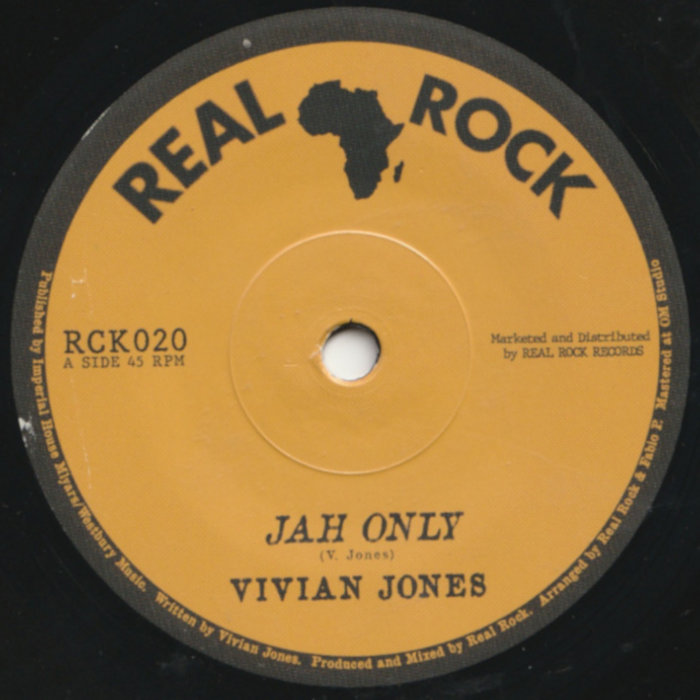 RCK020- Vivian Jones - Jah Only / The Rockers Disciples - Guidance Dub ...