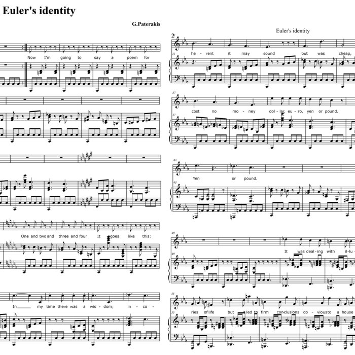 The Euler Identity | George Paterakis & String Theory