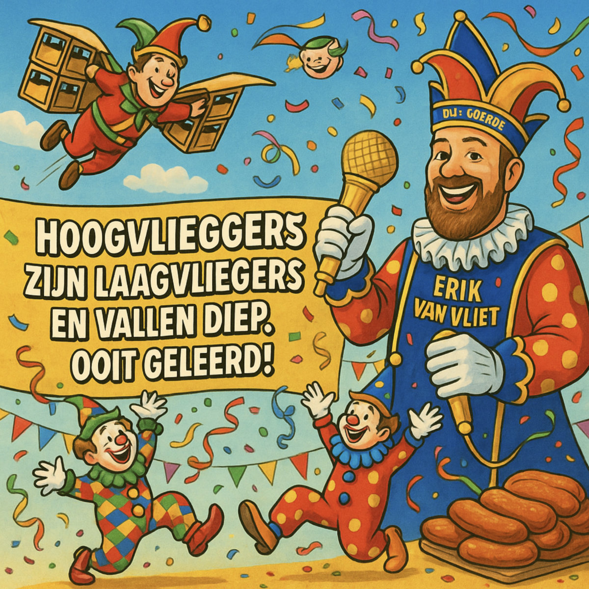 Hoogvliegers zijn Laagvliegers | De Mad Poet