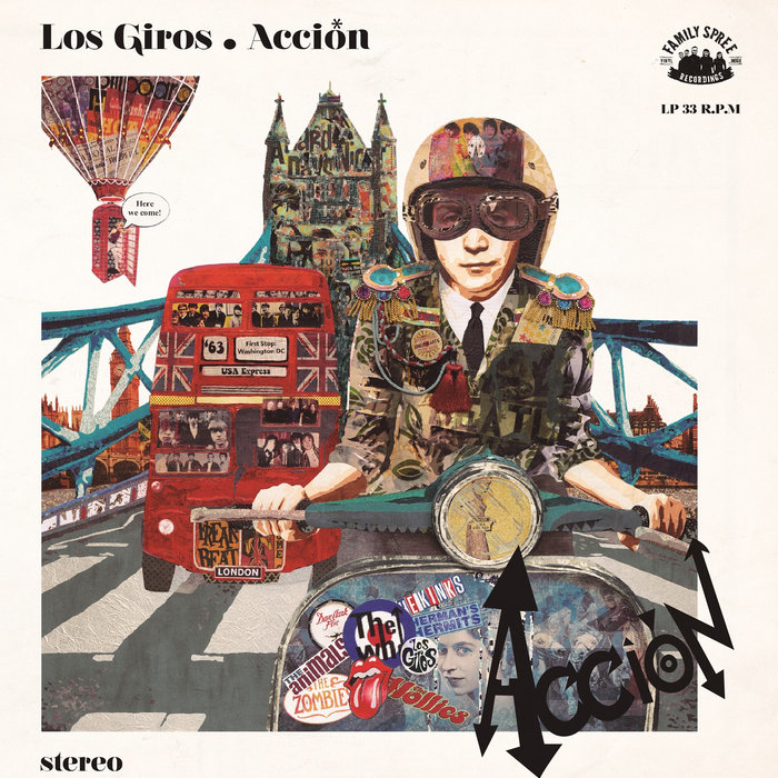 FSR151 Los Giros - Acción (LP) | Los Giros | Family Spree Recordings