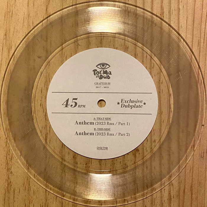'Anthem' dubplate - (vinyl SOLD OUT) | Tor.Ma in Dub
