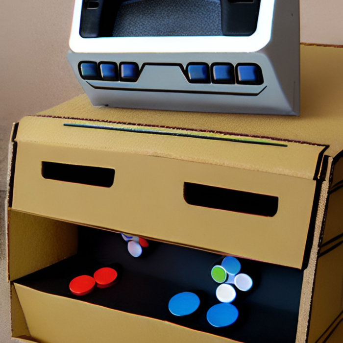 Cardboard Entertainment System | small tortoise