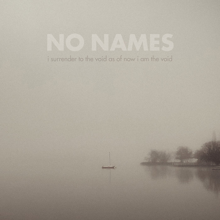I Surrender To The Void As Of Now I Am The Void | No Names