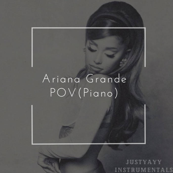 Ariana Grande Piano Album Cover
