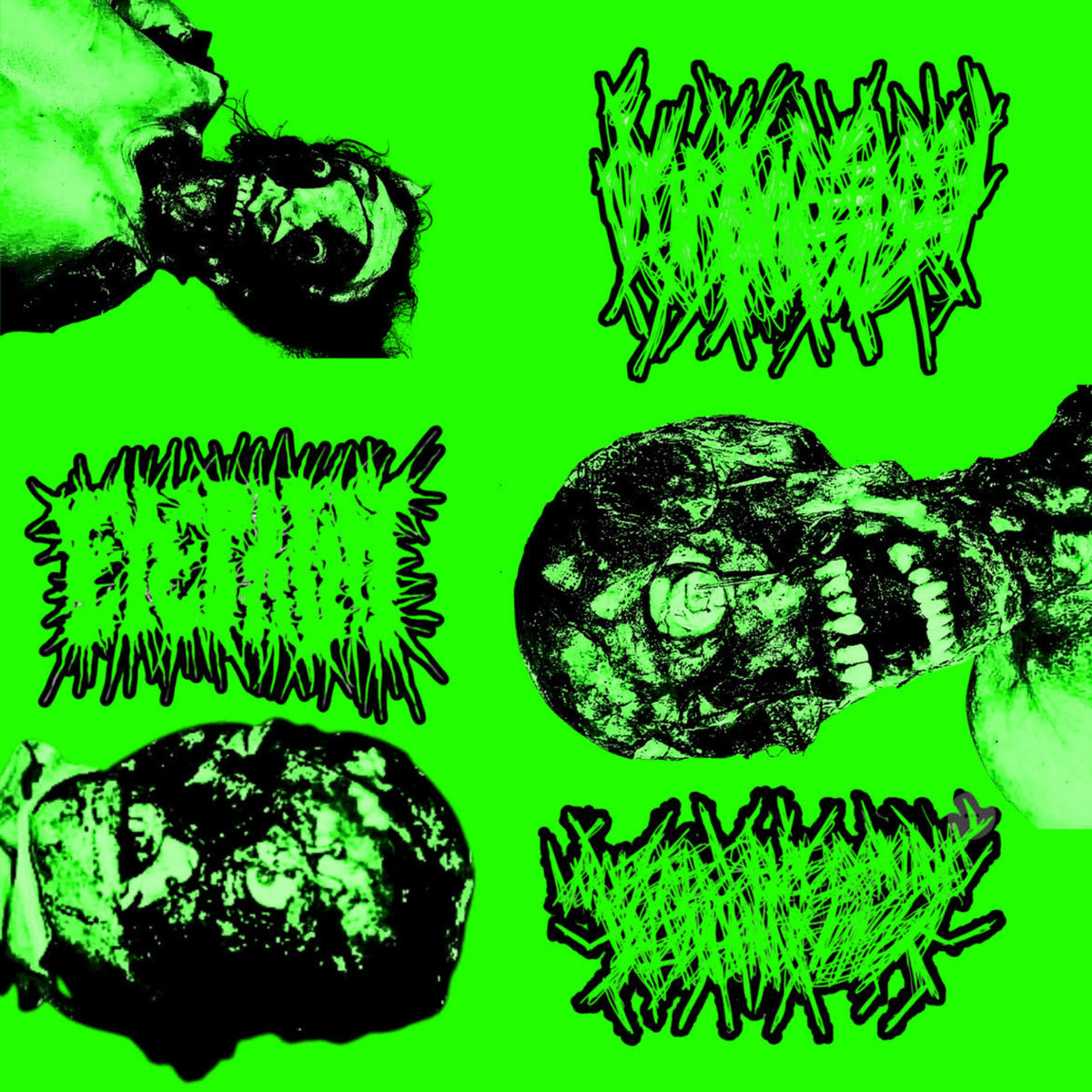 The Green Split (3 way split w/ Ultraviolence and Eyepaint) | Vile ...