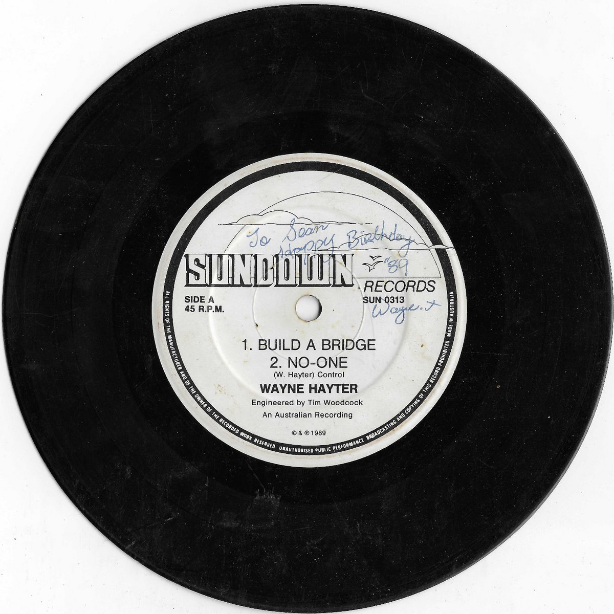 Build a Bridge (7" Single) | Wayne Hayter | Locked Soul