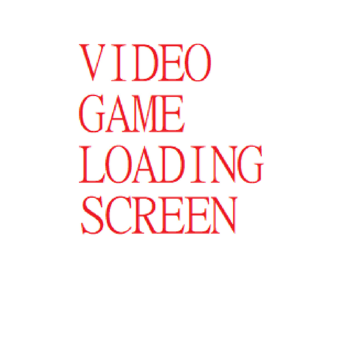 video game loading screen .? | words written in the sand