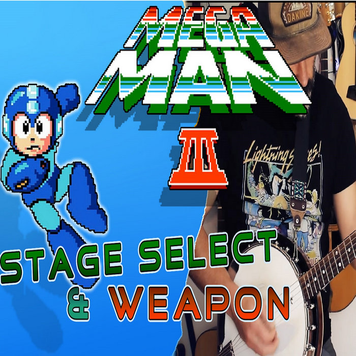 Mega Man 3 - Stage Select & New Weapon | Banjo Guy Ollie