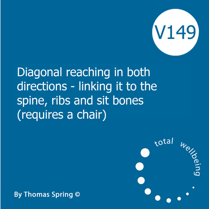 V149 Diagonal reaching in both directions - linking it to the spine and ...