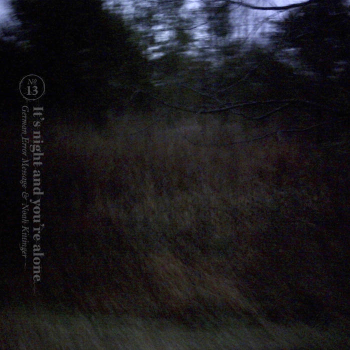 It's night and you're alone | German Error Message & Noah Kittinger ...