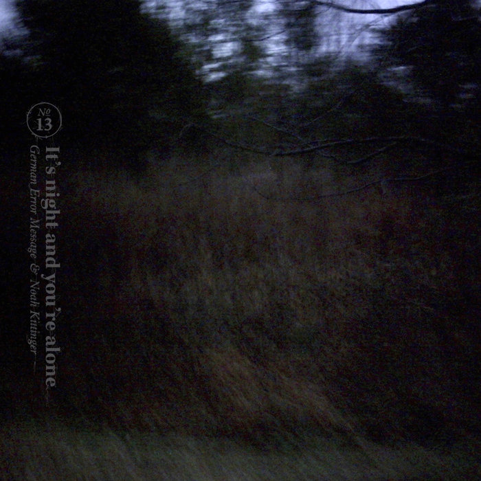 It's night and you're alone | German Error Message & Noah Kittinger ...